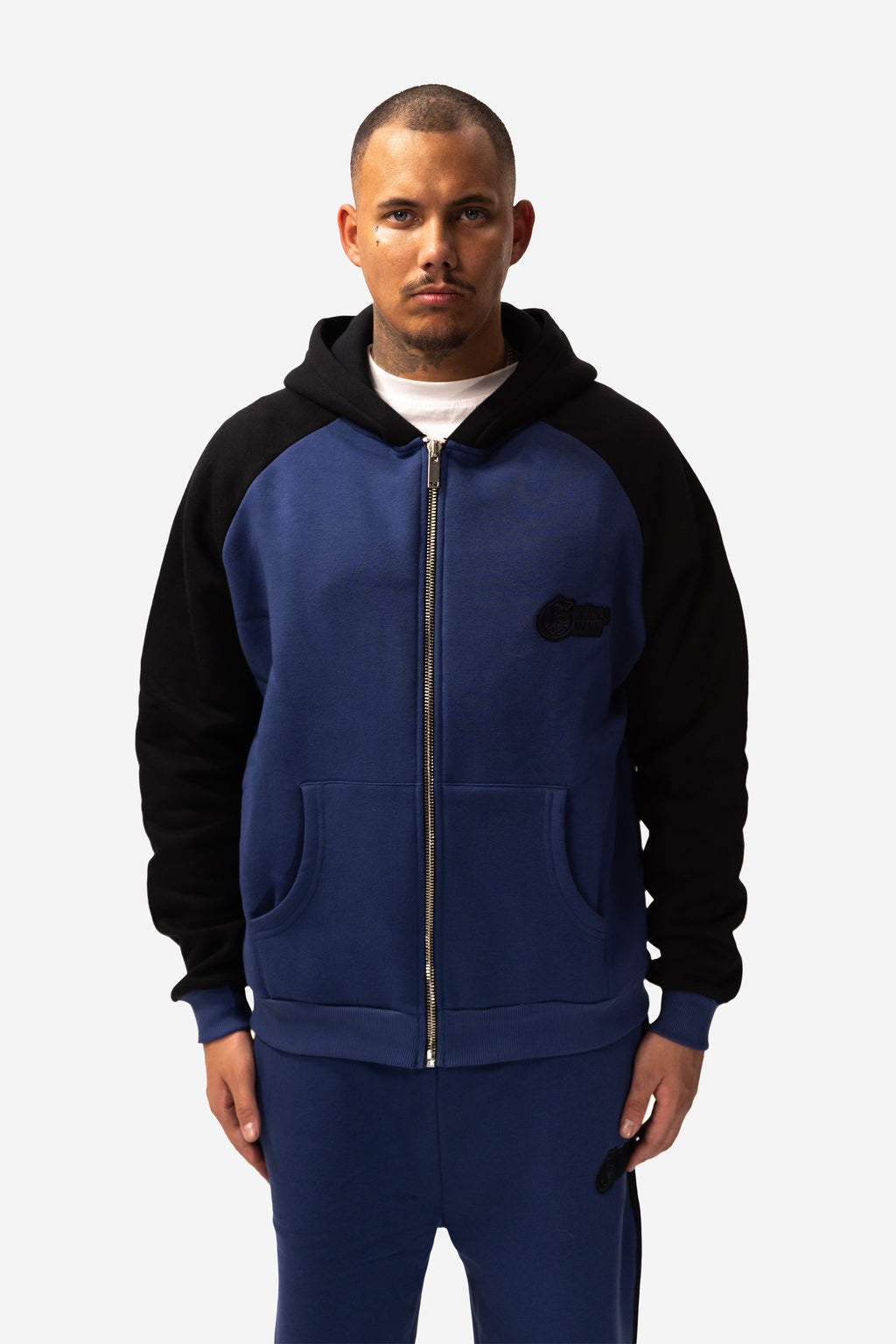 ROYAL BLUE ZIP-HOODIE